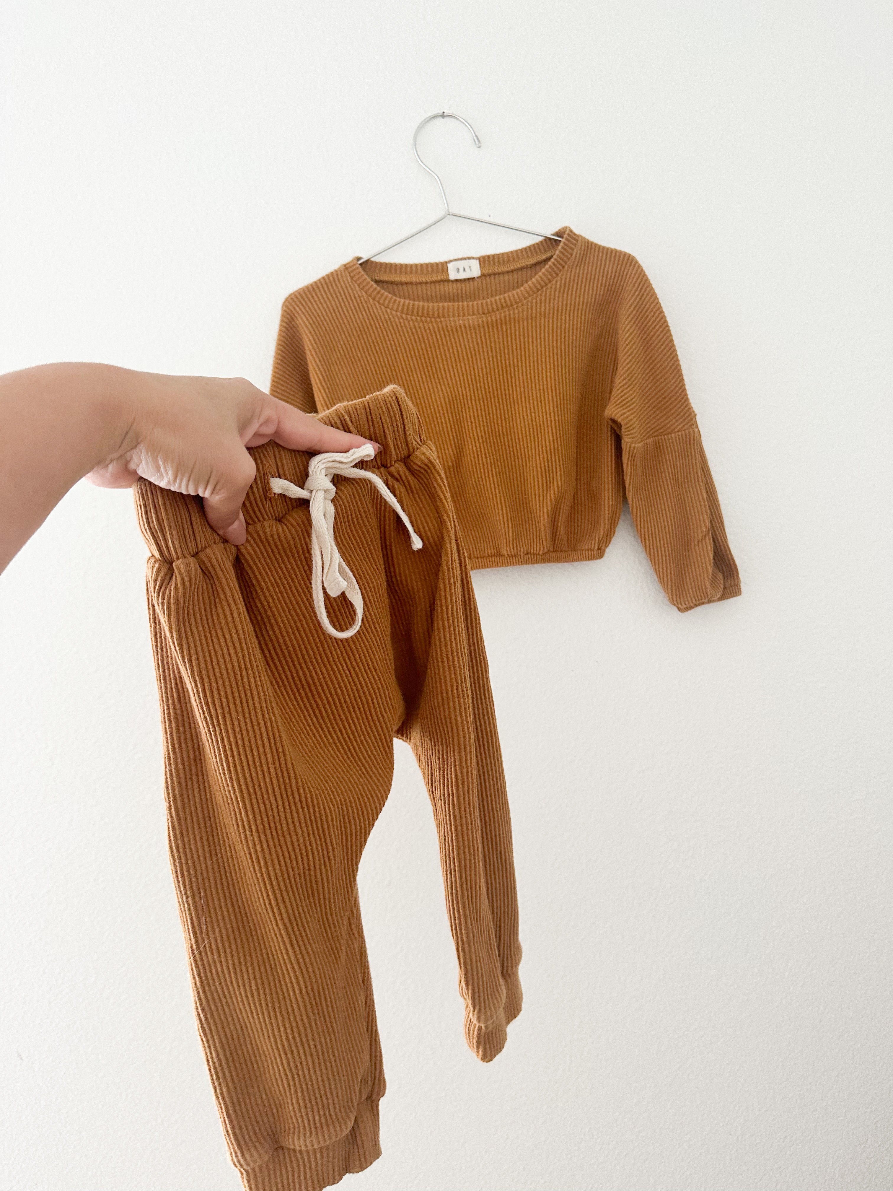 OAT ribbed set(12/18) – Littles & Fiddles